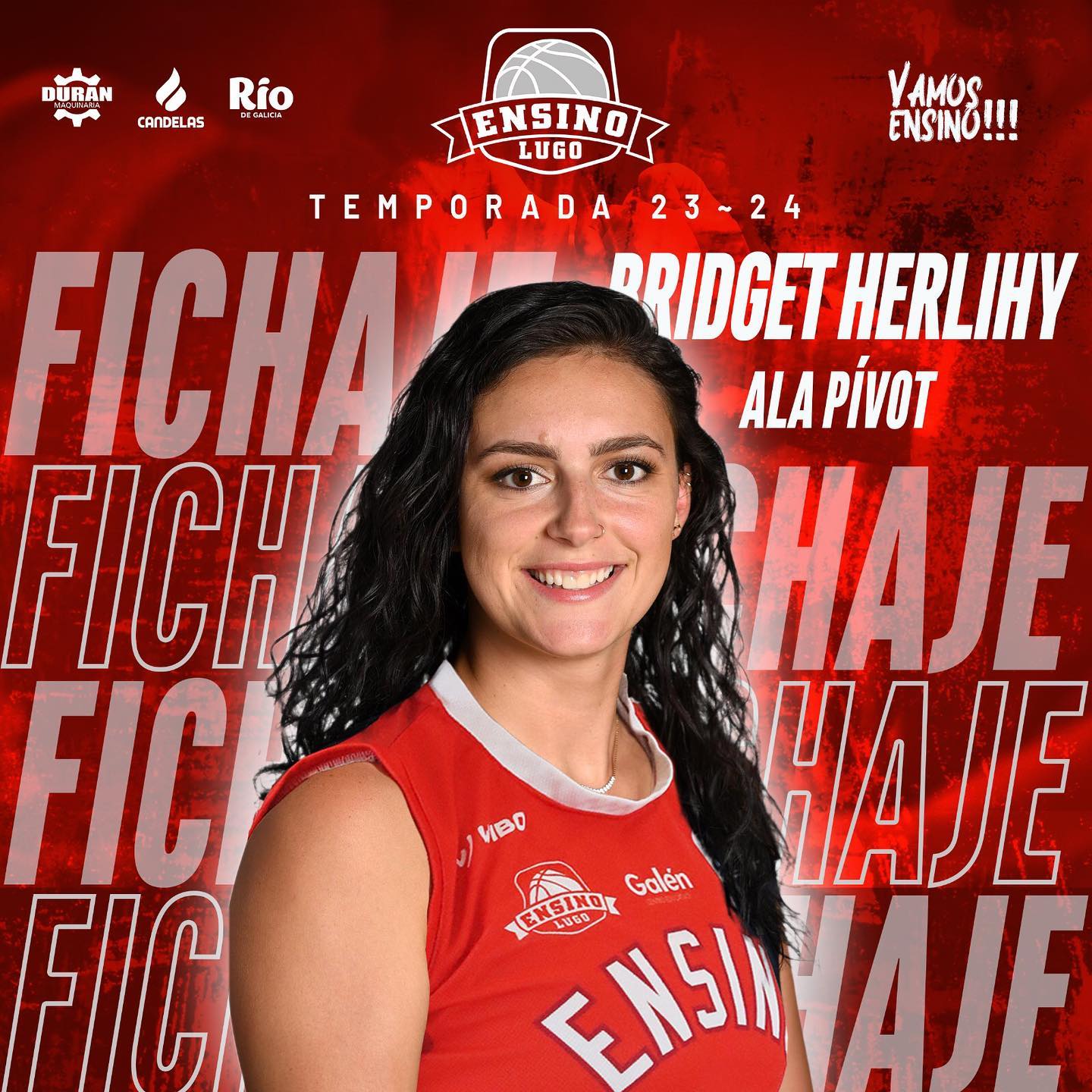Bridget Herlihy, reforzo interior para o Durán Maquinaria Ensino - G24